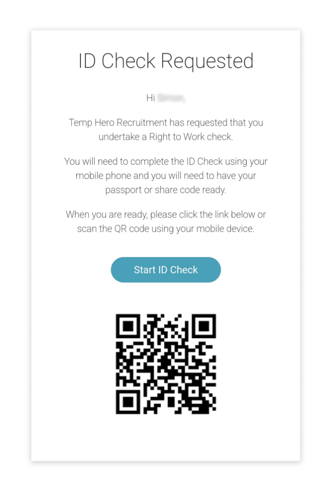How To Request A Candidate Right To Work Check - Mobile Rocket